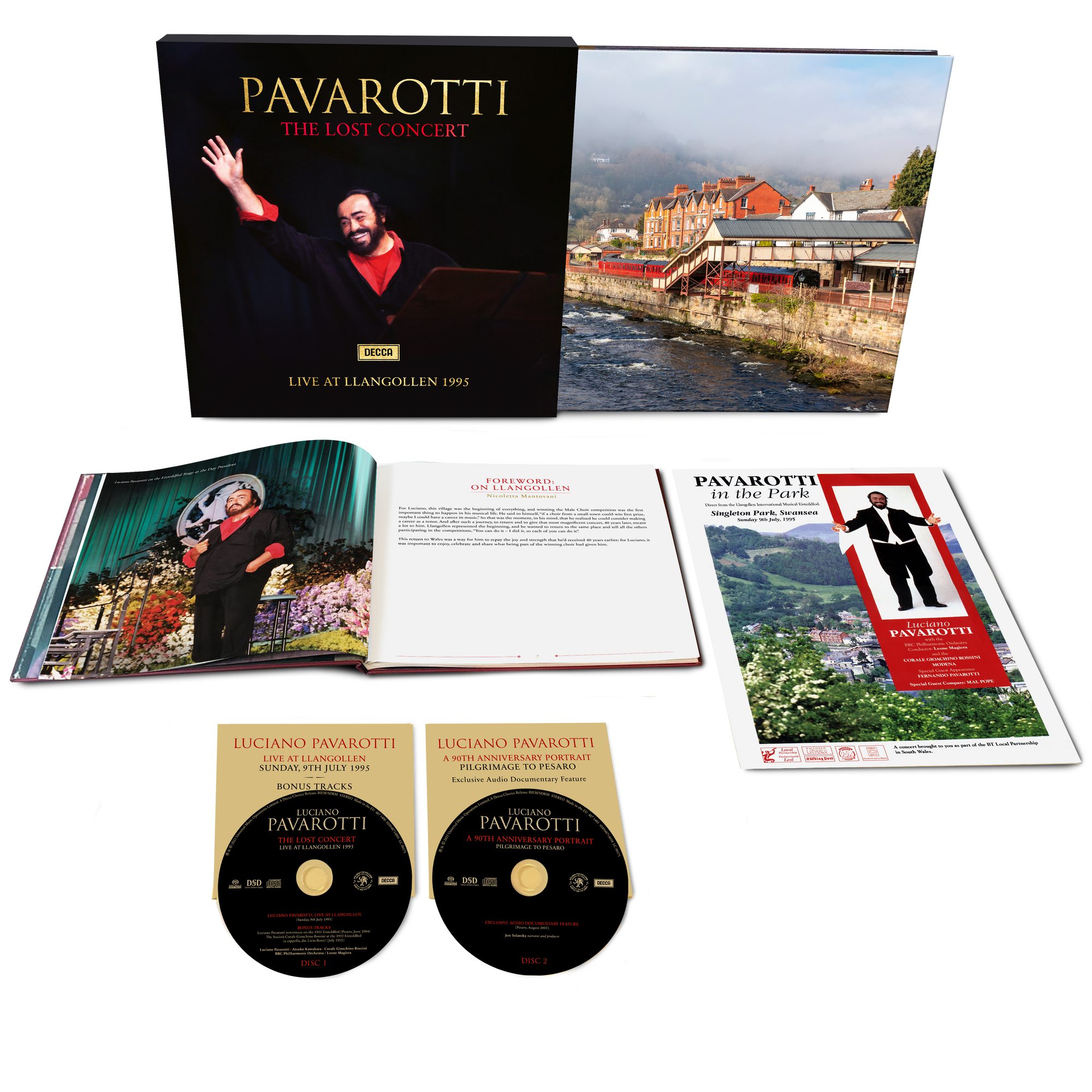 Luciano Pavarotti - The Lost Concert (Live at Llangollen, 1995) - 2SACD ...