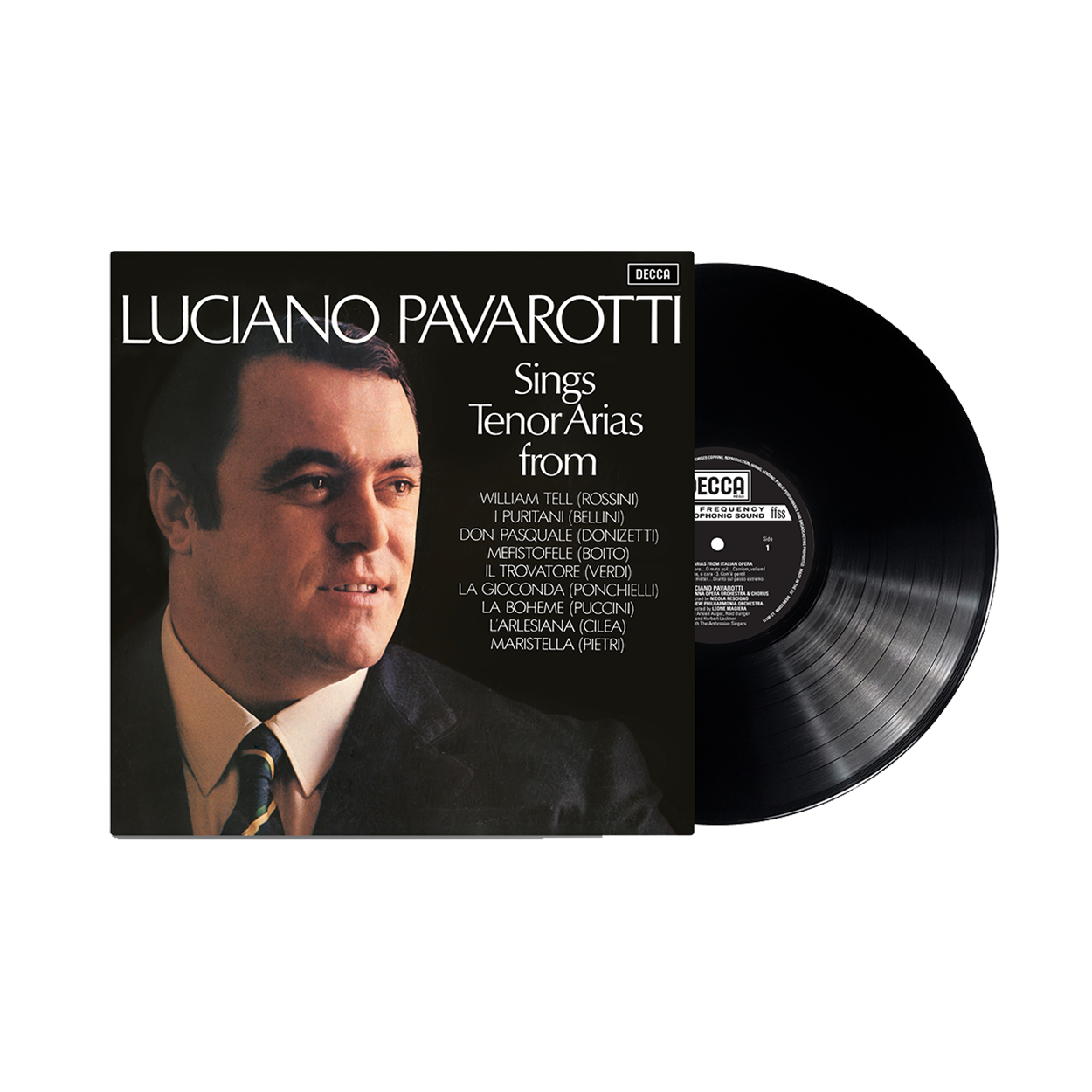 Luciano Pavarotti - Tenor Arias from Italian Opera: Vinyl LP - Decca ...
